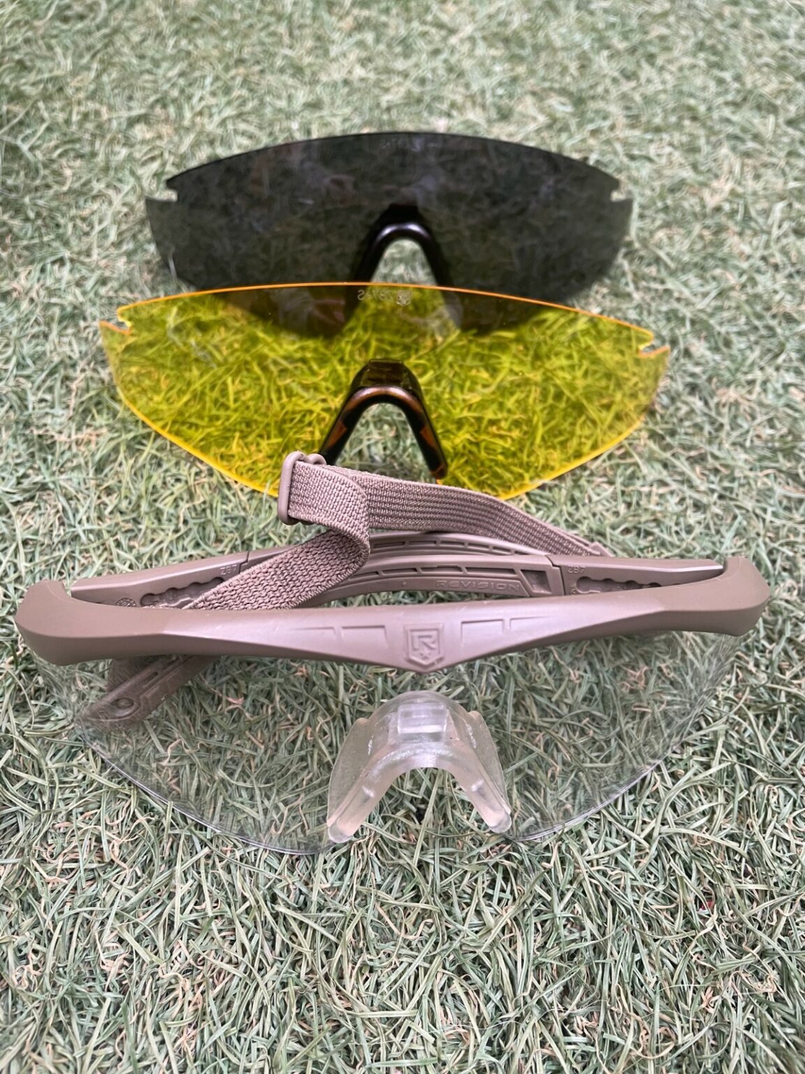 British Army Revision Sawfly Ballistic Tactical Glasses Dark Yellow ...
