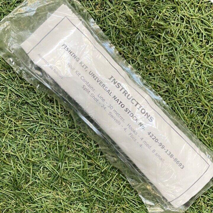 BRITISH ARMY UNIVERSAL FISHING KIT RARE ISSUED SURPLUS SAS PARA PREPPER ...
