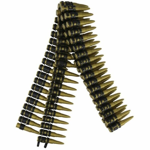 KIDS PLASTIC TOY BULLET BELT SASH BOYS GIRLS ARMY SOLDIER ROLE PLAY ...
