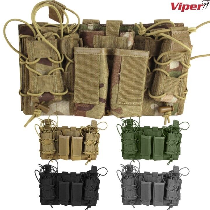 VIPER MODULAR MAG RIG POUCH TACTICAL MAGAZINE AMMO HOLDER ARMY WEBBING ...