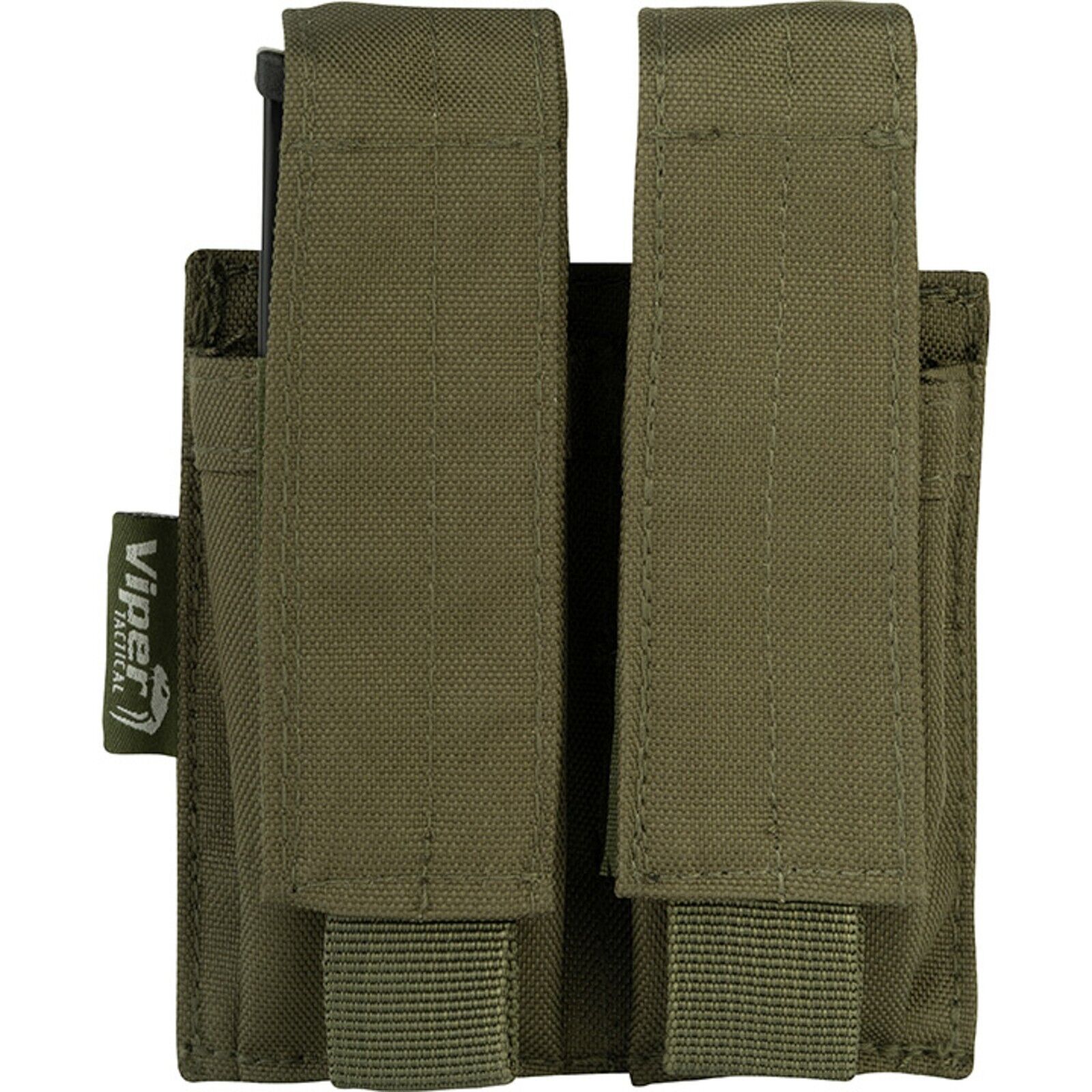 VIPER MODULAR DOUBLE PISTOL MAG POUCH AIRSOFT ARMY WEBBING MAGAZINE ...