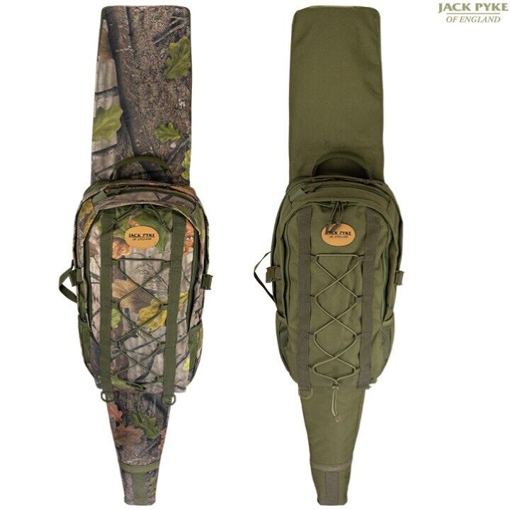 JACK PYKE RIFLE RUCKSACK SLIP 130cm GUN BAG & 22L BACKPACK SHOOTING ...