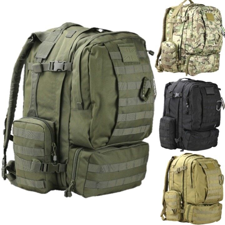 60 LITRE Patrol Pack Bergen 60L BAG BRITISH ARMY CADET Rucksack TRAVEL ...