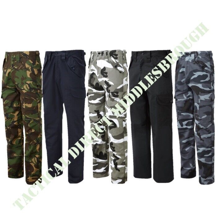 BLUE CASTLE MENS ARMY COMBAT TROUSERS 28-44 CARGO PANTS WORKWEAR URBAN ...