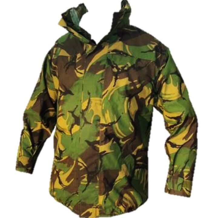 BRITISH ARMY DPM GORETEX JACKET ISSUED WATERPROOF COAT FISHING CAMO ...