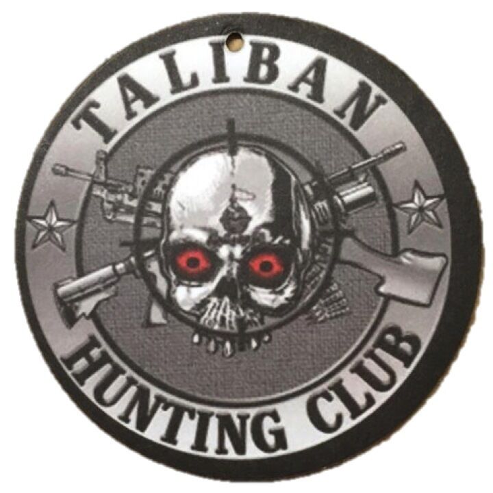 x2 CAR AIR FRESHENER BESPOKE DESIGNED TALIBAN HUNTING CLUB INFIDEL ARMY ...