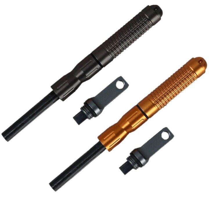 ELITE MAGNESIUM FIRE STARTER ROD PREPPERS EMERGENCY KIT ARMY CAMPING ...