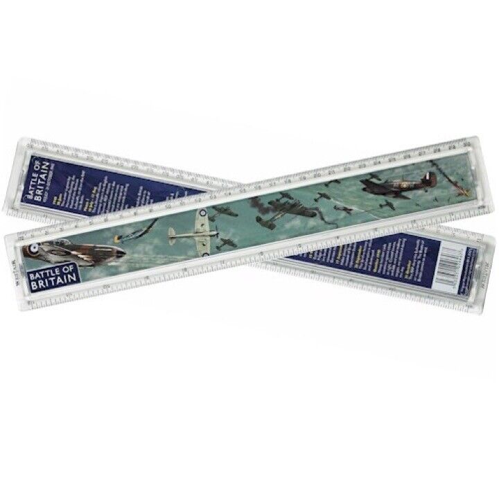 KIDS ARMY WW2 30cm PLASTIC RULER D-DAY MILITARY MAP HISTORY UTAH OMAHA ...