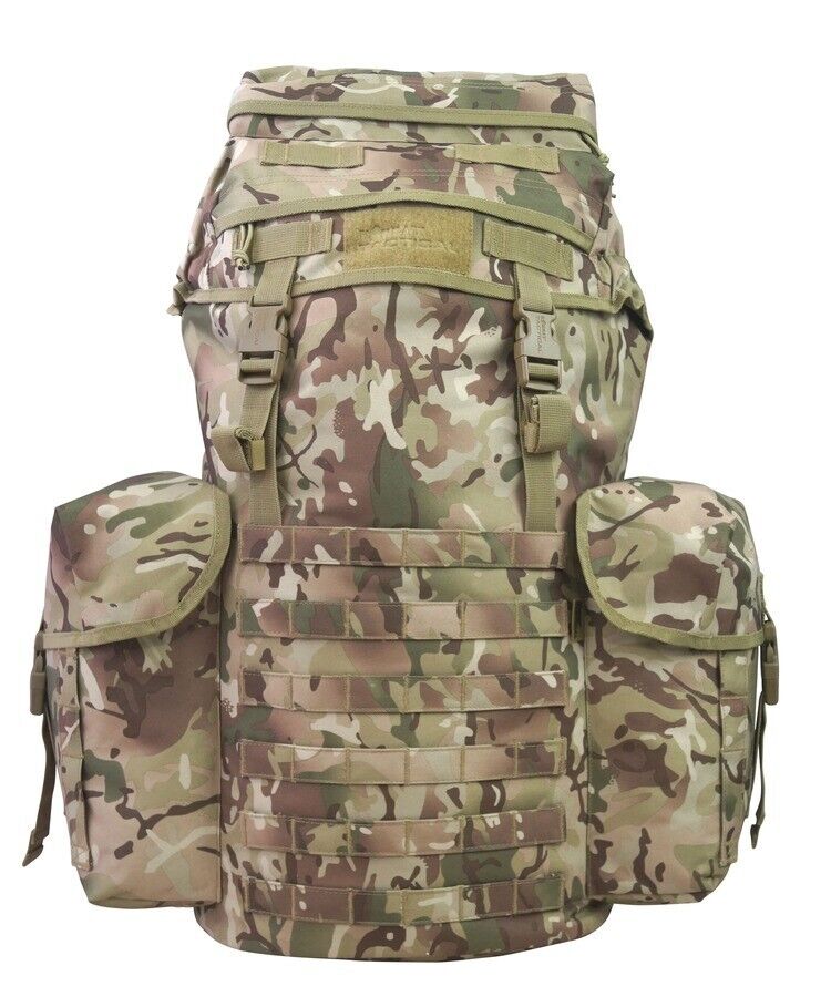 OFFICIAL MOD ARMY CADET RUCKSACK 50 LITRE BERGEN 50L MTP BTP CAMO BAG ...