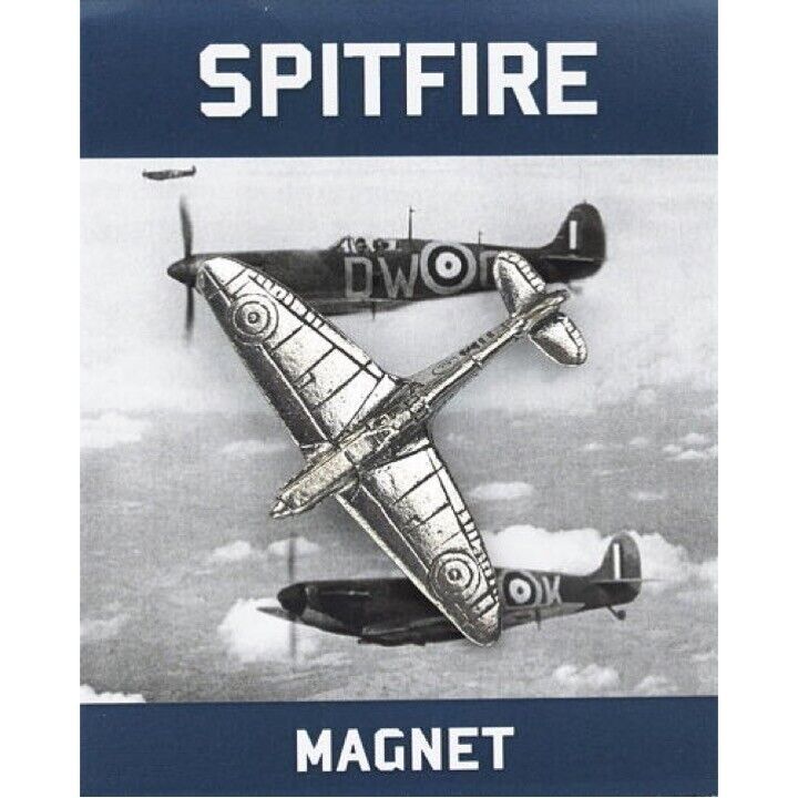 RAF SPITFIRE MAGNET MILITARY GIFT ARMY WW1 WW2 FIGHTER PLANE BATTLE OF ...