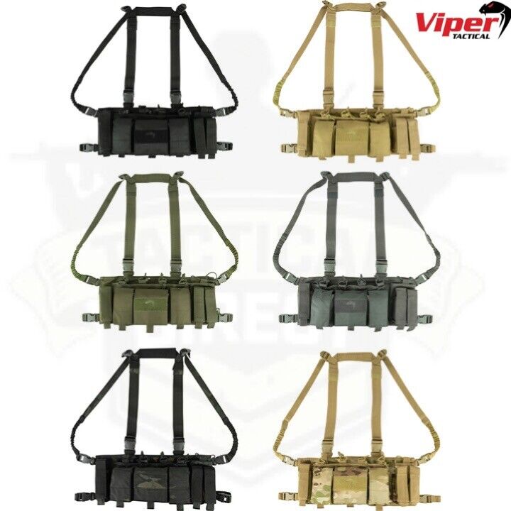 VIPER TACTICAL SPECIAL OPS CHEST RIG UTILITY PISTOL MAG POUCH VEST ...