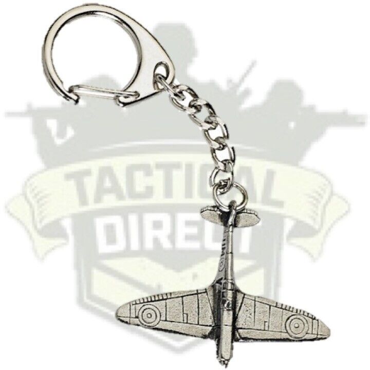 WORLD WAR 2 SPITFIRE KEYRING WW2 ARMY BRITISH RAF AIRCRAFT PLANE GIFT ...