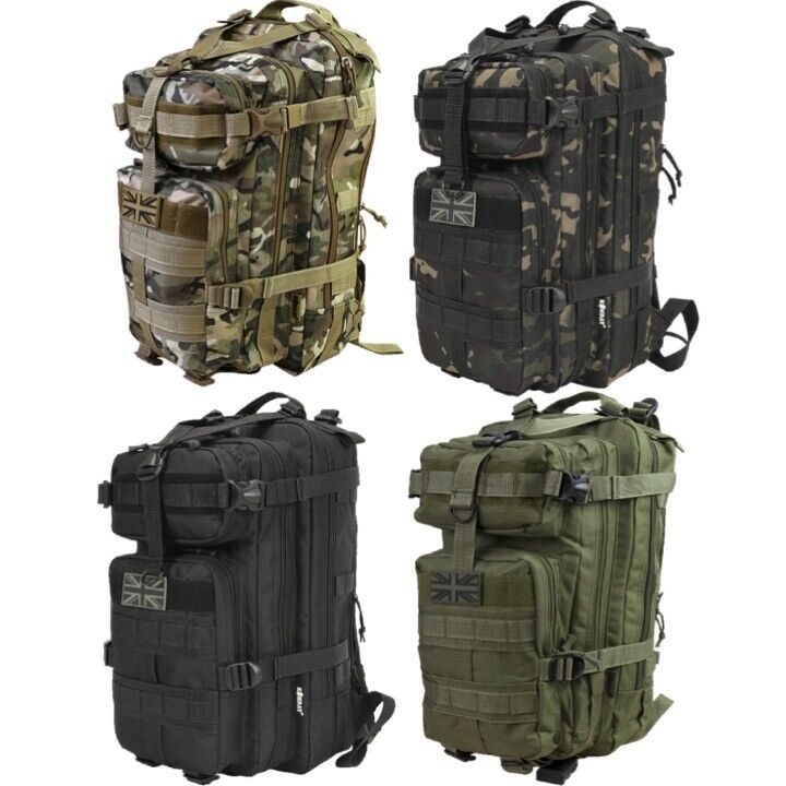 25L Army Assault Stealth Bag Back Pack Rucksack Airsoft Tactical ...