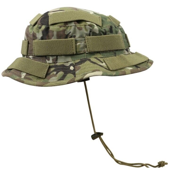 Concealment Bush Hat TAILORED BRIM TACTICAL ELASTIC MOLLE TABS ARMY ...