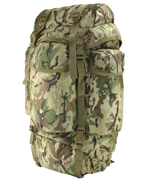 MILITARY RUCKSACK PADDED 60 LITRE PATROL PACK MTP BTP ARMY CADET ...