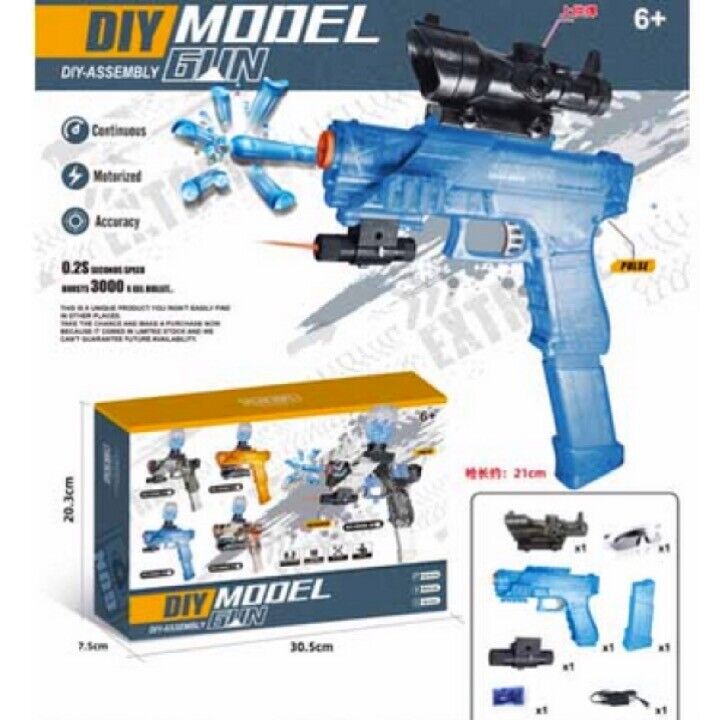 Soft Water Gel Beads Toy Gun | Automatic Electric Splat Ball Gel ...