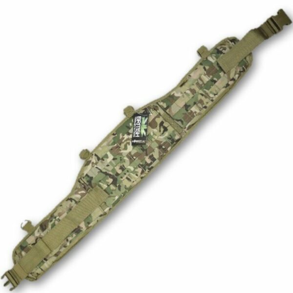 ARMY PADDED WEBBING BELT COMBAT MOLLE BATTLE HIP PAD MTP BTP BLACK ...