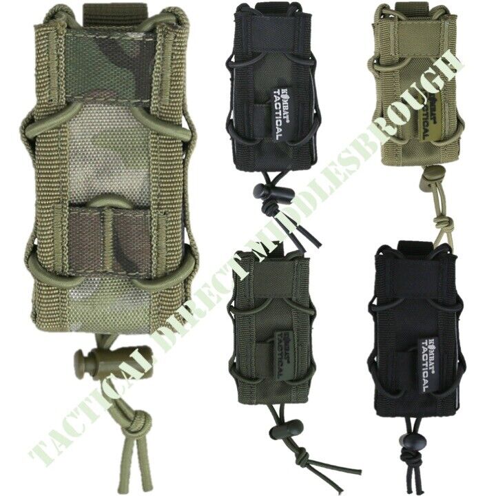 SINGLE MOLLE PISTOL MAG POUCH TACTICAL SPORTS MILITARY ARMY WEBBING ...