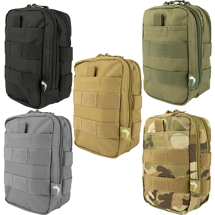 VIPER TACTICAL SPLITTER POUCH 2 TIER ZIPPED MOLLE UTILITY HOLDER ARMY ...