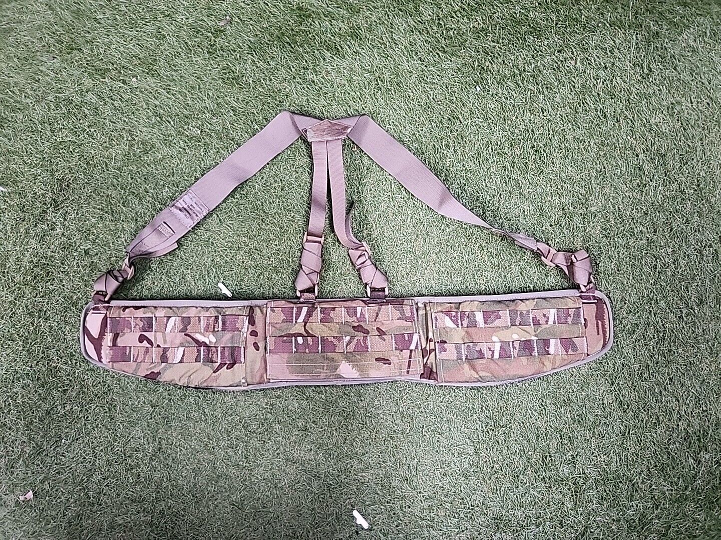 BRITISH ARMY ISSUED MEDIUM MTP HIP BELT+YOKE G1 MOLLE WEBBING FREE P&P ...
