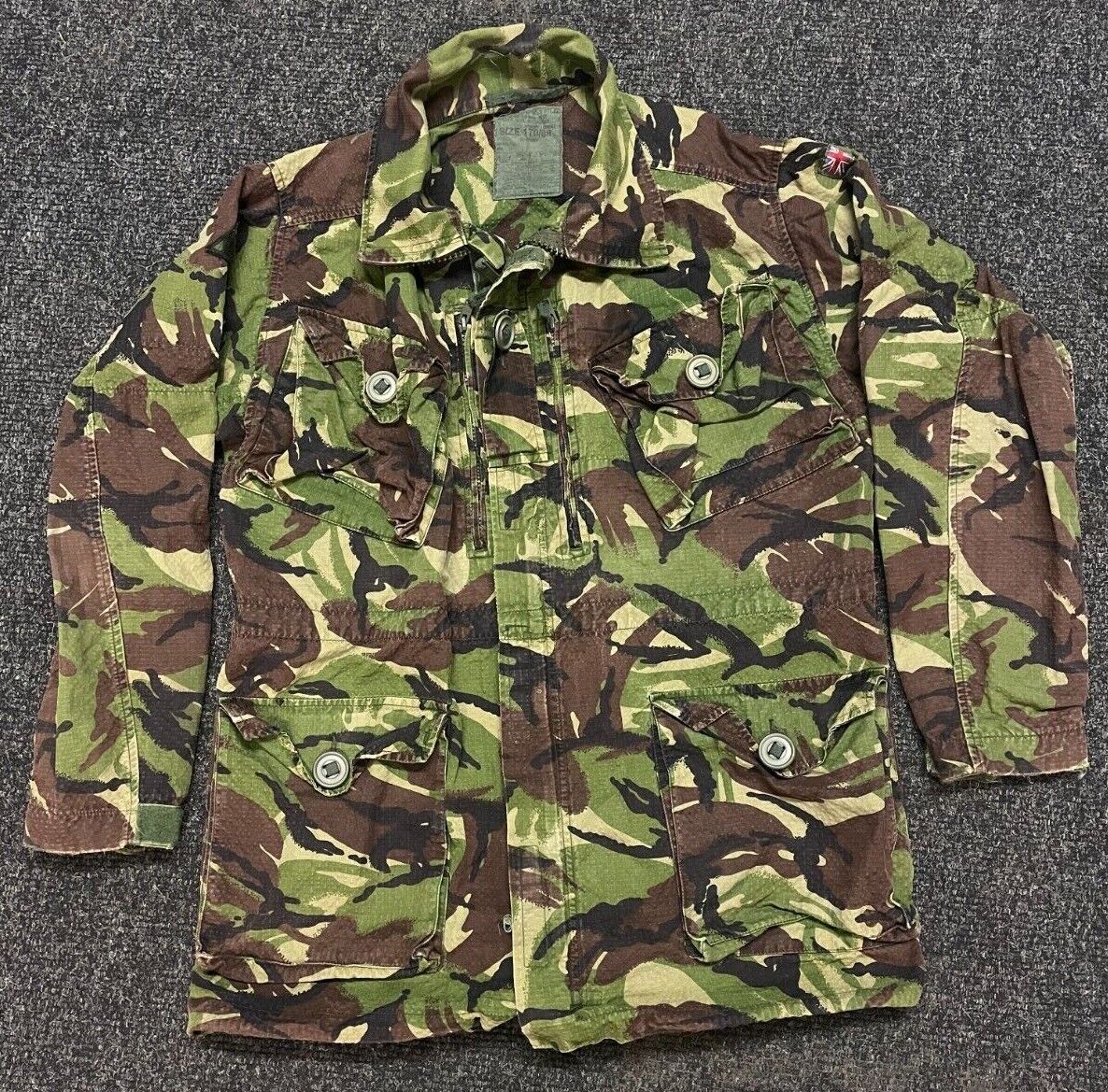 British Army Ripstop Field Jacket Smock DPM Camouflage 170/88 Camo ...