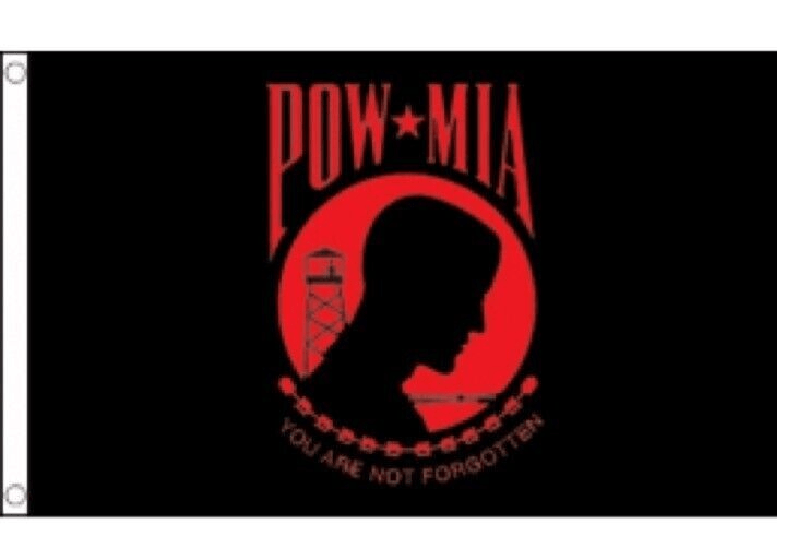 LARGE 5FT X 3FT US Army Flag POW MIA USA American Military United ...