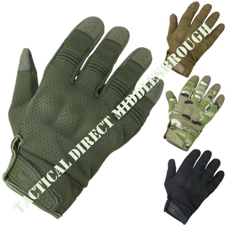 RECON TACTICAL GLOVES MENS ARMOURED SHELL KNUCKLE ARMY SHOOTING BIKERS ...