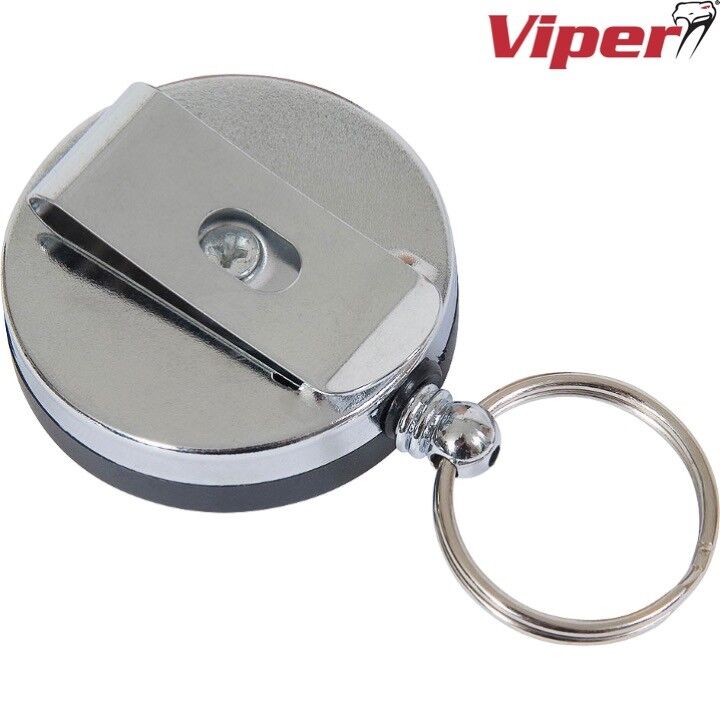VIPER ID HOLDER RETRACTABLE LANYARD BADGE CLIP POUCH SECURITY TACTICAL ...